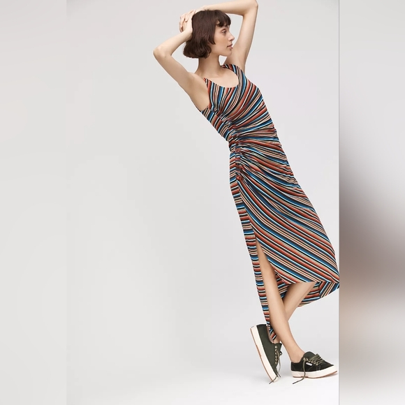 Anthropologie | Dresses | Anthropologie Bailey 44 Striped Luca Maxi ...